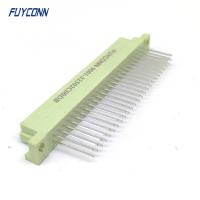 China DIN 41612 2 Row 50 Pin Female Eurocard Connector 13mm Vertical Terminals 2.54mm Pitch for sale