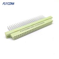China DIN 41612 2 Row 50 Pin Female Eurocard Connector 13mm Vertical Terminals 2.54mm Pitch for sale