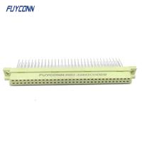 China DIN 41612 2 Row 64 Pin 15mm Vertical Terminals Female Eurocard Connector for sale