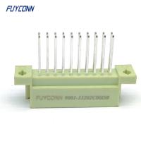 China DIN41612 Male Connector 2 Rows 20 Pin 13mm Terminal Eurocard PCB Straight for sale
