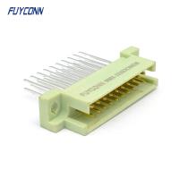 China DIN41612 Male Connector 2 Rows 20 Pin 13mm Terminal Eurocard PCB Straight for sale