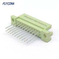 China DIN41612 Male Connector 2 Rows 20 Pin 13mm Terminal Eurocard PCB Straight for sale