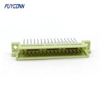 China 32 Pin Male DIN 41612 Euro Connector 2 Rows 2.54mm Pitch Straight PCB 13mm Terminals for sale