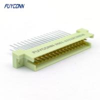 China 32 Pin Male DIN 41612 Euro Connector 2 Rows 2.54mm Pitch Straight PCB 13mm Terminals for sale