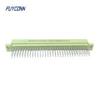 China Male DIN41612 Connector 64 Pin 2 Rows Straight PCB 15mm Terminal Eurocard for sale