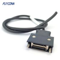 China 26-Position SCSI Cable Assembly with DM26 Male Connector, 1.27mm Pitch, 8-Wire Configuration for High-Speed Data Transfer for sale