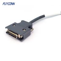 China 26-Position SCSI Cable Assembly with DM26 Male Connector, 1.27mm Pitch, 8-Wire Configuration for High-Speed Data Transfer for sale