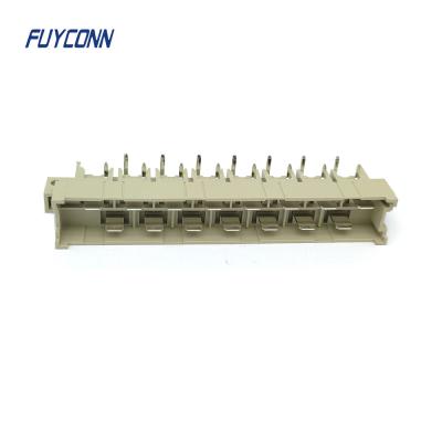 China Power DIN41612 Connector 15 Pin 5.08mm Pitch Right Angle Male PCB for sale