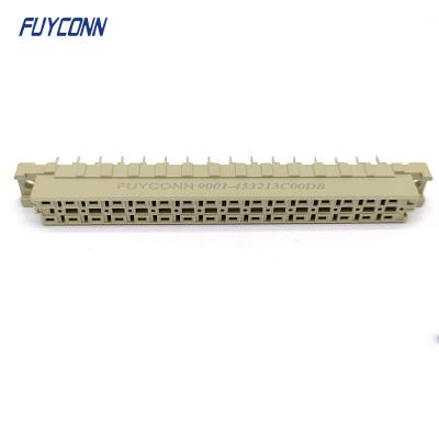 China DIN41612 32 Pin Power Connector Female Straight 5.08mm Pitch 2 Row PCB for sale