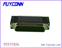 China Amphonel 957 100 Way Centronics Connector Right Angle PCB Mounting Female Receptacle for sale