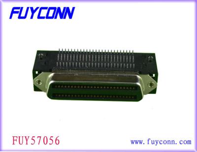 China Amphonel 957 100 Way Centronics Connector Right Angle PCB Mounting Female Receptacle for sale