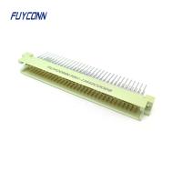 China Male Solderless DIN 41612 Connector 2x32P 64pin 13mm 2.54mm Pitch for sale