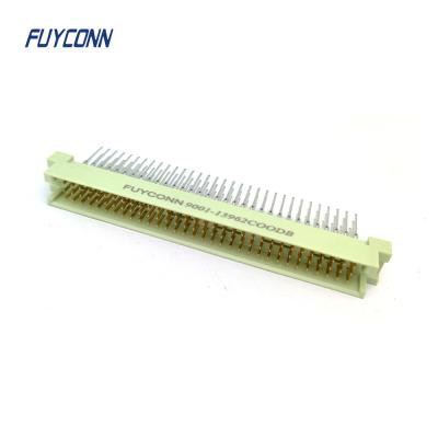 China 96Pin DIN 41612 Male Connector 3 Rows 13mm Press Pin Solderless 2.54mm Pitch for sale