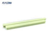 China DIN41612 Connector 2 Rows 64 Pin PCB Female Eurocard 2.54mm Pitch with Harpoon for sale