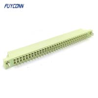 China DIN41612 Connector 2 Rows 64 Pin PCB Female Eurocard 2.54mm Pitch with Harpoon for sale