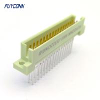 China DIN41612 32 Pin Male Connector 2x16P Press Pin 15mm Terminals PCB Straight 2.54mm Pitch for sale