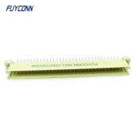 China DIN41612 Male Connector 64 Pin Straight PCB 2 Rows 2x32 Pin Eurocard Connector with Harpoon for sale