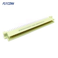 China DIN41612 Male Connector 64 Pin Straight PCB 2 Rows 2x32 Pin Eurocard Connector with Harpoon for sale