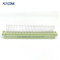 China DIN41612 64 Pin Male Press Pin Connector 2 Rows 2.54mm Pitch Eurocard for sale