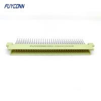 China DIN41612 64 Pin Male Press Pin Connector 2 Rows 2.54mm Pitch Eurocard for sale