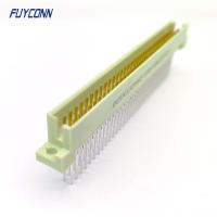 China DIN41612 64 Pin Male Press Pin Connector 2 Rows 2.54mm Pitch Eurocard for sale