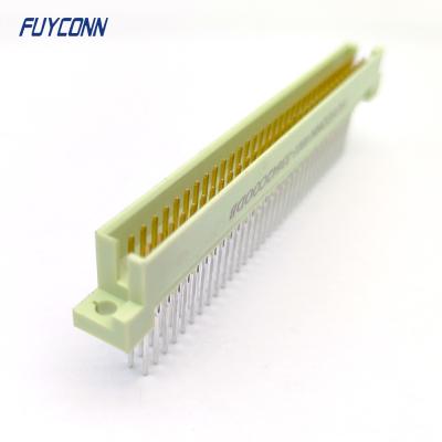 China DIN41612 64 Pin Male Press Pin Connector 2 Rows 2.54mm Pitch Eurocard for sale