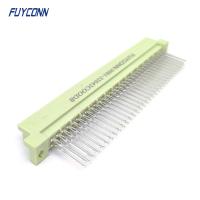 China DIN41612 64 Pin Male Press Pin Connector 2 Rows 2.54mm Pitch Eurocard for sale