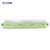 China DIN 41612 Connector 3 Row 96 Pin PCB Female Right Angled 2.54mm Pitch for sale