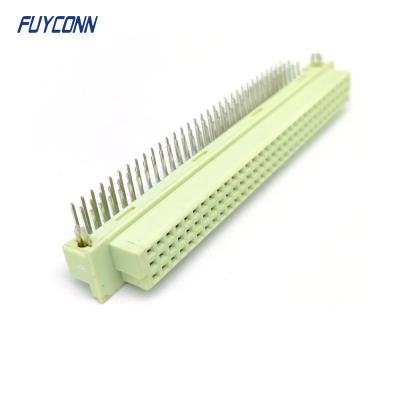 China DIN 41612 Connector 3 Row 96 Pin PCB Female Right Angled 2.54mm Pitch for sale