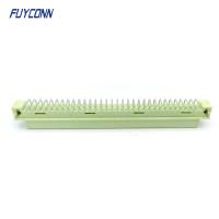China Angled DIN 41612 Female Connector 2 Rows 64 Pin 2.54mm Pitch PCB Connector for sale