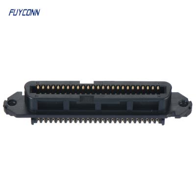 China TE 229975-1 Replacement CHAMP Docking Connector 50 64 Position D-Shaped Receptacle 2.16mm Pitch for sale