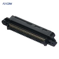 China TE 229974-1 CHAMP Docking Connector Plug 50 64 Position 2.16 mm Pitch IDC Cable Mount for sale
