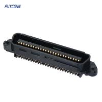 China TE 229974-1 CHAMP Docking Connector Plug 50 64 Position 2.16 mm Pitch IDC Cable Mount for sale
