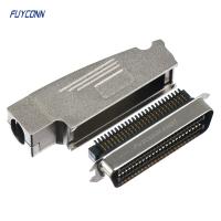 China Amphenol 957 M1002101 100 Pin IDC Connector 2.16mm Pitch Male Plug with Zinc Cover for sale