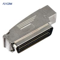 China Amphenol 957 M1002101 100 Pin IDC Connector 2.16mm Pitch Male Plug with Zinc Cover for sale