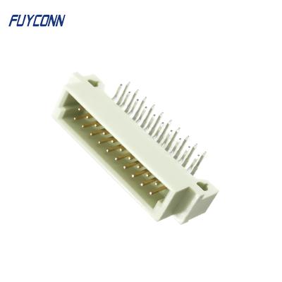 China DIN 41612 Type B 20 Pin Male Right Angle Connector 2.54mm 2 Rows PCB Mount for sale