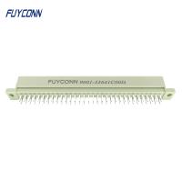 China DIN 41612 64-Pin Male Solder Straight Connector 2 Rows 2x32 13mm Terminals for sale