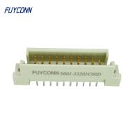 China DIN 41612 Type 3B Male Connector 20 Pin 2 Row Straight Solder PCB Eurocard 2.54mm Pitch for sale