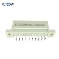 China DIN 41612 Type 3B Male Connector 20 Pin 2 Row Straight Solder PCB Eurocard 2.54mm Pitch for sale