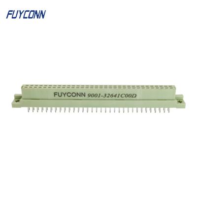 China DIN 41612 Connector 64-Pin Type B Female Solder Straight 2.54mm Pitch Eurocard for sale