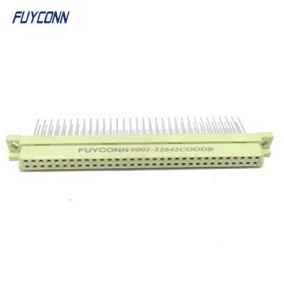 China DIN 41612 B064FS-13 64-Pin Female Solder Connector 13mm Terminals Eurocard for sale