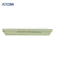 China DIN 41612 B064FP-4 Connector 64 Pin Female Press-in 2 Rows Straight PCB Type B for sale