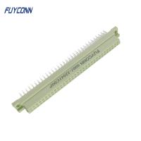 China DIN 41612 B064FP-4 Connector 64 Pin Female Press-in 2 Rows Straight PCB Type B for sale