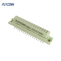 China DIN 41612 32-Pin Female Solder Straight Connector Type 2B 3 Row 2.54mm Pitch for sale