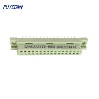 China DIN 41612 32-Pin Female Solder Straight Connector Type 2B 3 Row 2.54mm Pitch for sale