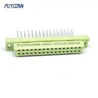 China DIN 41612 Type 2B Female Solder 32-Pole 13.0mm PCB Connector 2.54mm Pitch for sale