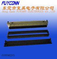 China 100-Pin SCSI MDR Mini D Ribbon Connector with 1.27mm Pitch and 500V Withstanding Voltage for sale