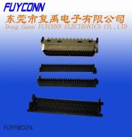 China 50-Pin MDR SCSI Connector 1.27mm Pitch Male IDC Crimping Type for Ribbon Cable for sale