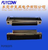 China 26-Pin Right Angle SCSI Connector 1.27mm Pitch Female MDR for PCB Board with 1A Current Rating for sale