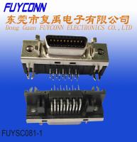 China Right Angle PCB Female SCSI Connector 36 Pin Servo Connector 1.27mm Pitch for sale